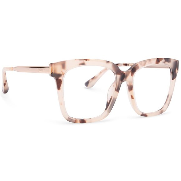 Diff Eyewear | Accessories | Bella Blue Light Glasses In Creamtortoise ...